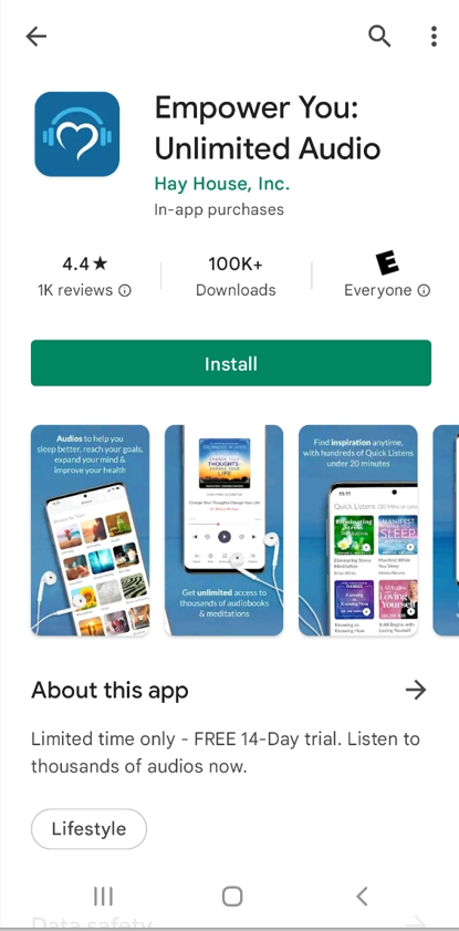 How Can I Download The Empower You Unlimited Audio App On My Android on ...